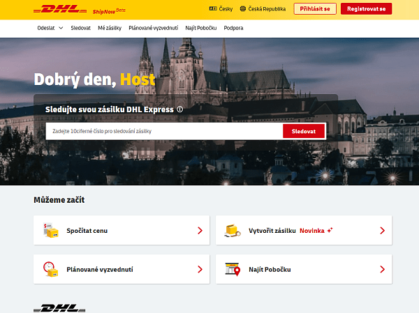 Jak vytvořit DHL zásilku v DHL ShipNow | DHL SERVICEPOINT