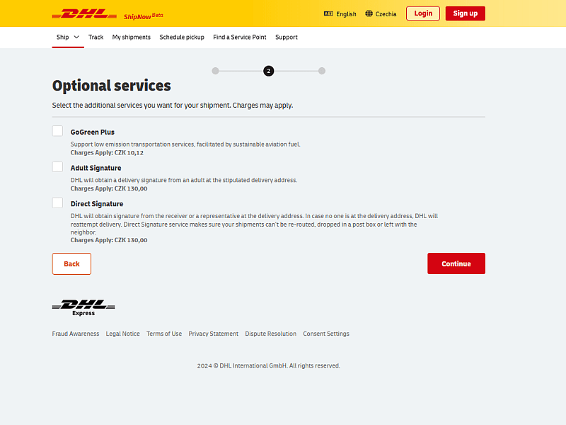 How to create a DHL shipment in DHL ShipNow | DHL SERVICEPOINT